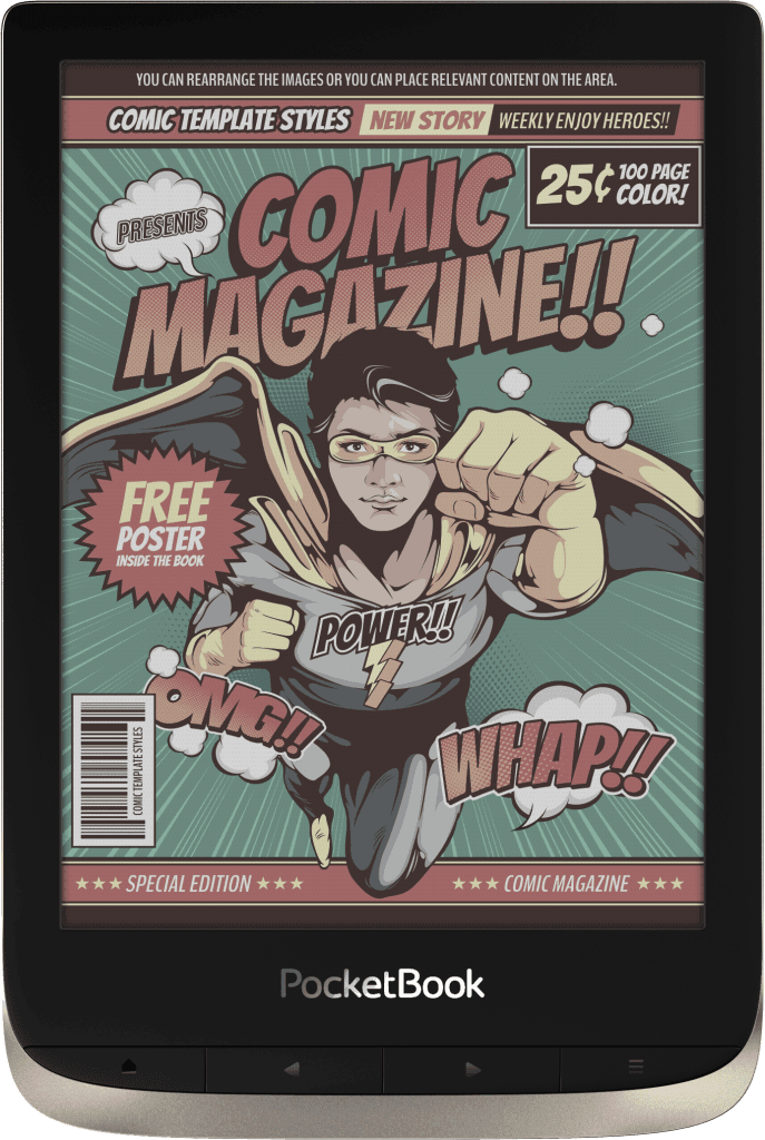 Pocketbook Color 6" - Máy đọc sách E-Ink Màu