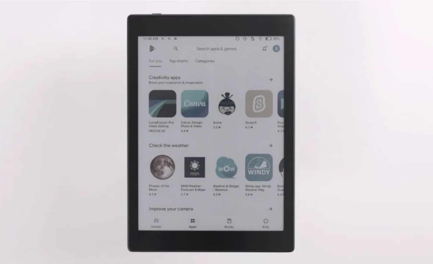 Boox Tab Mini C - Máy đọc sách 7.8 inch màu Kaleido 3